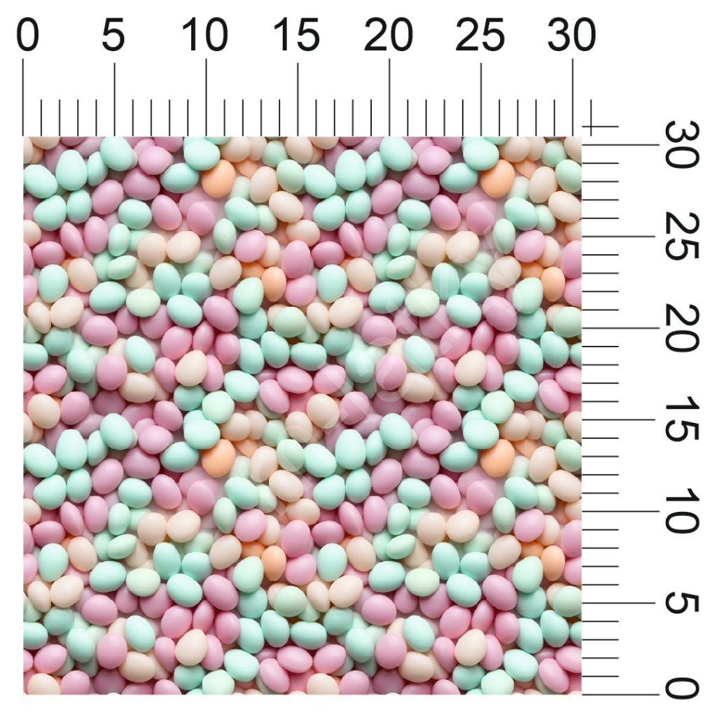 OB Metráž Bonbony Funkční úplet 30300015 náš tisk na objednávku – výběr ...