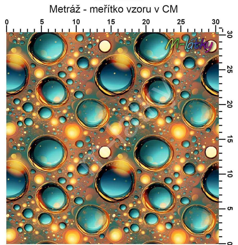 OB Metráž bubliny softshell letní pružný náš tisk na objednávku – výběr z materiálů ;| m-latky ...