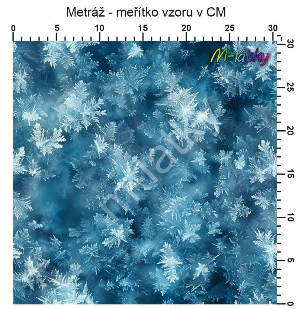 OB Metráž námraza náš tisk na objednávku – výběr z materiálů ;| m-latky ...