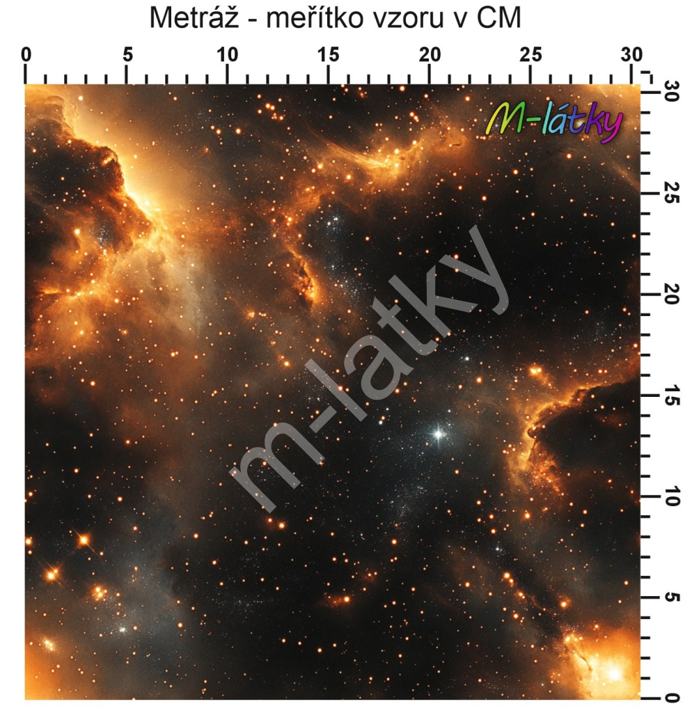 OB Metráž vesmír náš tisk na objednávku – výběr z materiálů ;| m-latky ...