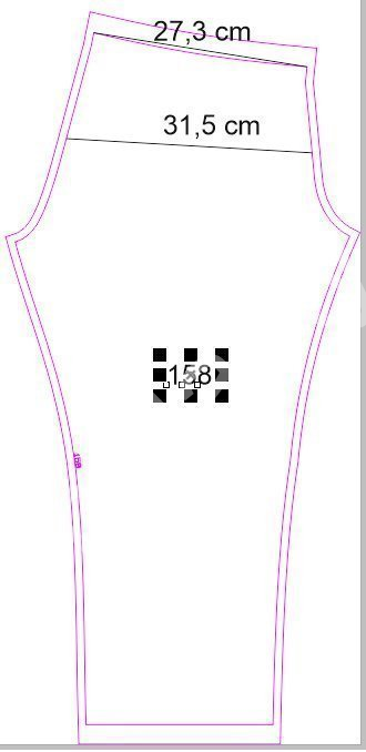 OB K - Panel se střihem dětské leginy - dívka Funkční úplet 30300001 ...