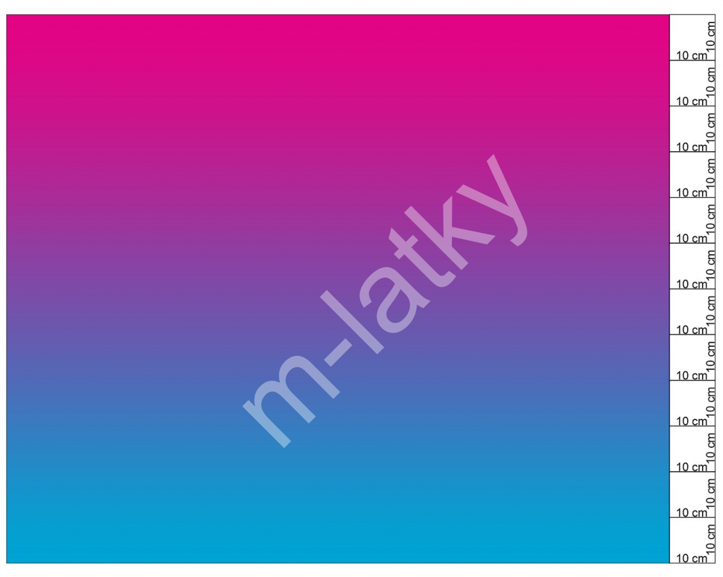 OB Panel bordura - 145 cm x 35-120 cm - ombré Imitace broušeného semiše ...